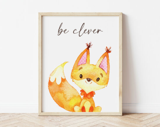 Woodland Animals Quotes Nursery Prints - Set of 6 - Nursery Art