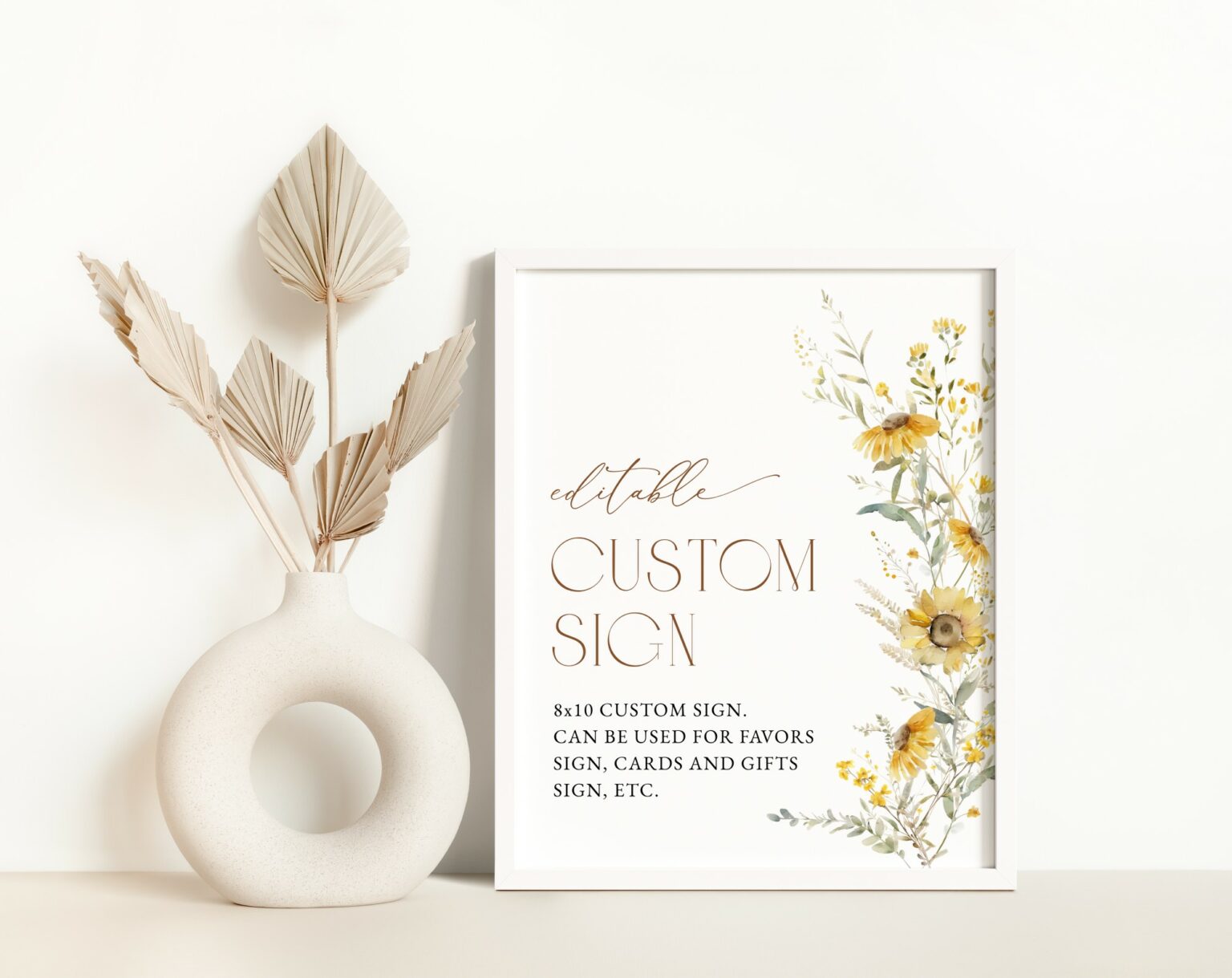 Sunflowers Custom Sign - Bridal Shower Sign - Party Sign