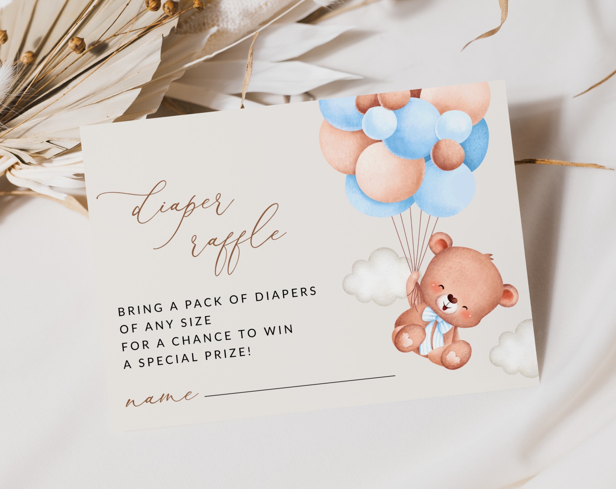 Baby Shower Diaper Invitations