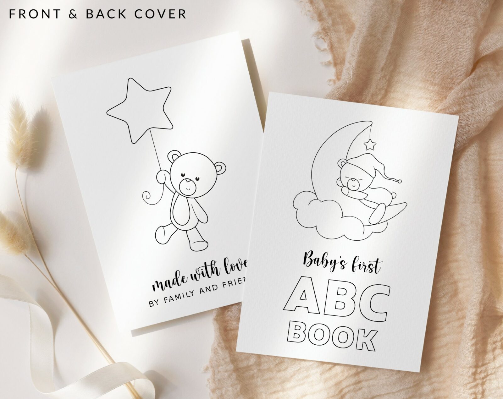 Baby's First ABC Book - Blank Version - Draw Your Own