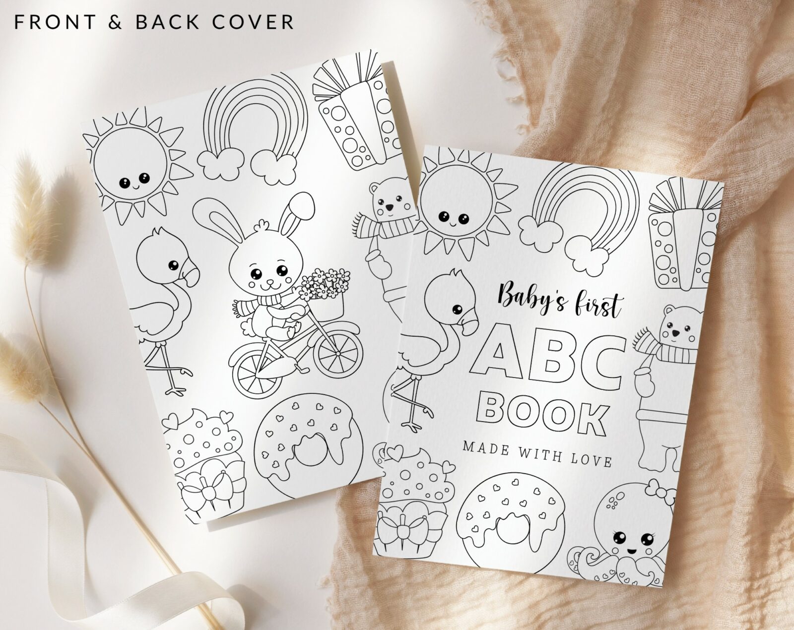 Baby's First ABC Book - Blank Version - Draw Your Own